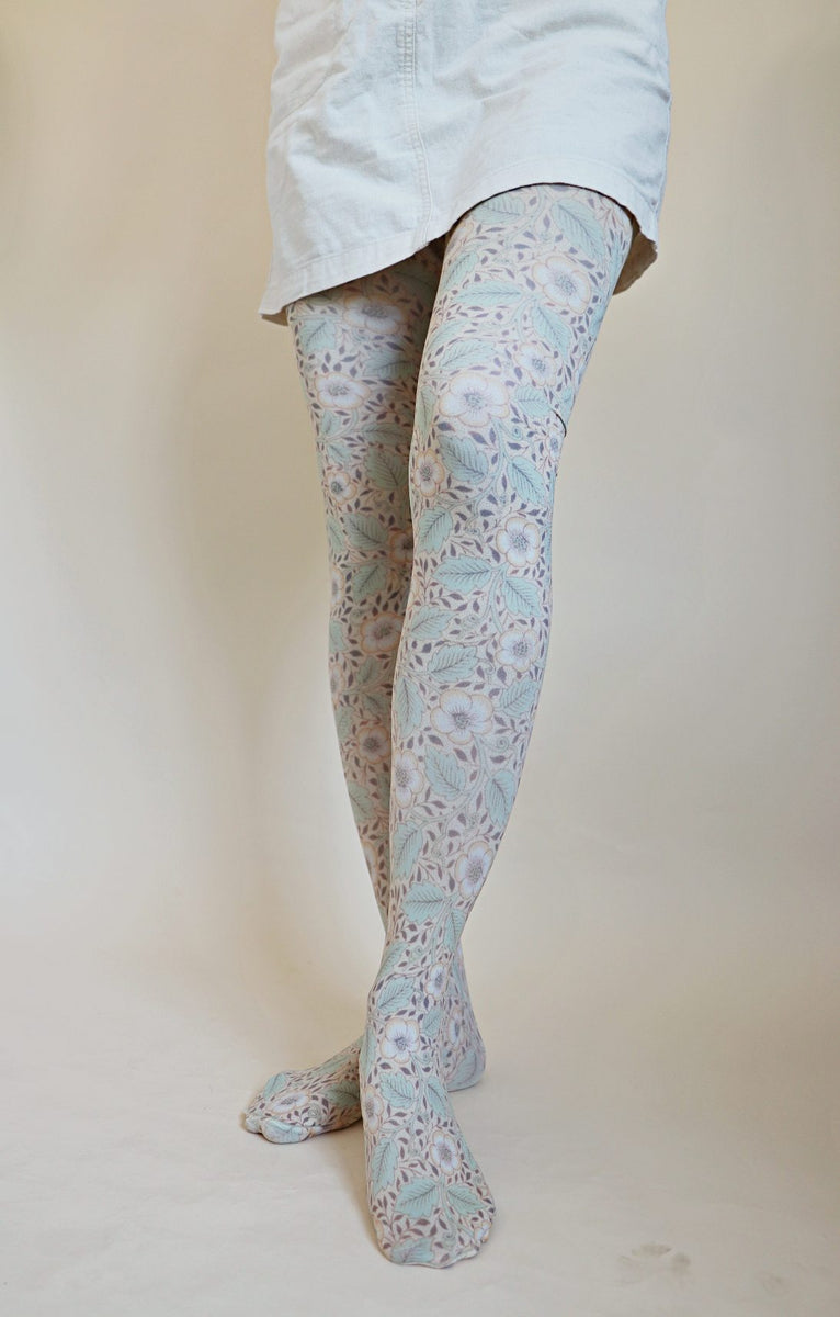 Printed Tights l William Morris l Tabbisocks – NARASOCKS