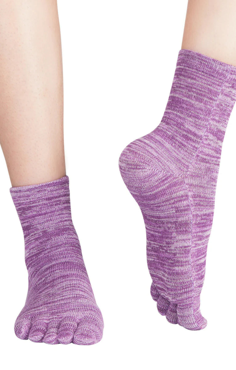 Grip Toe Socks | Heather Pattern | Yoga Pilates – NARASOCKS